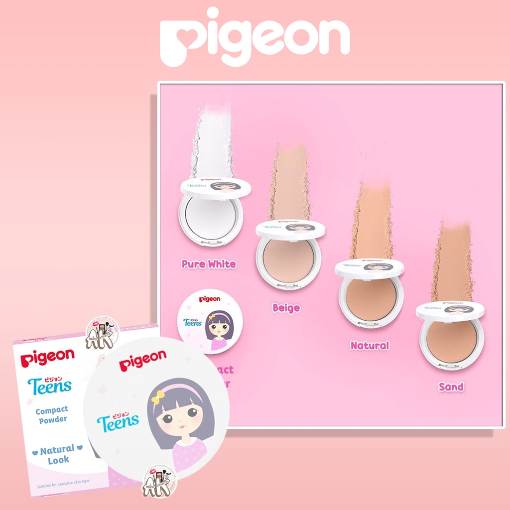 Jual PIGEON TEENS COMPACT POWDER SERIES ( PINK ) | Shopee Indonesia