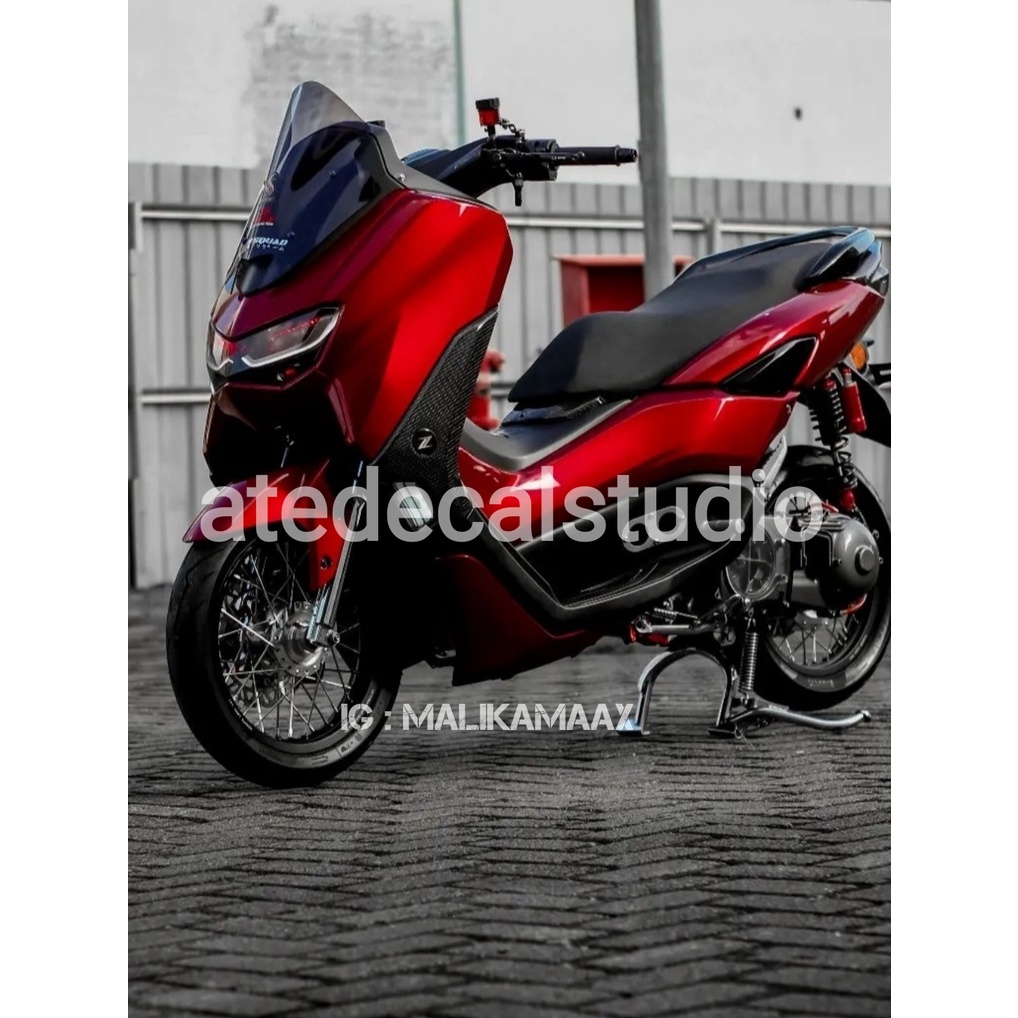 Jual Stiker Decal Nmax Warna Merah Candy Premium Quality decal nmax ...