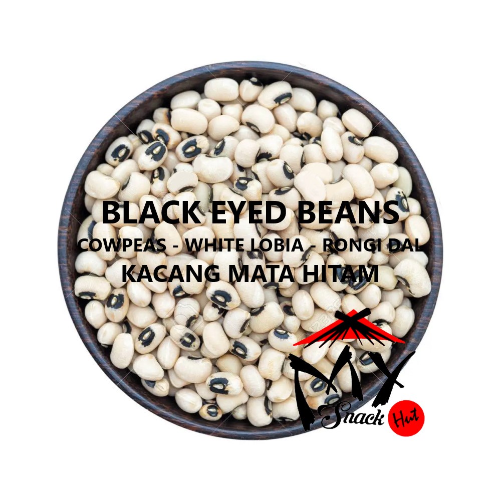 Jual KACANG MATA HITAM 50GR - BLACK EYE EYED BEAN BEANS COWPEA WHITE ...