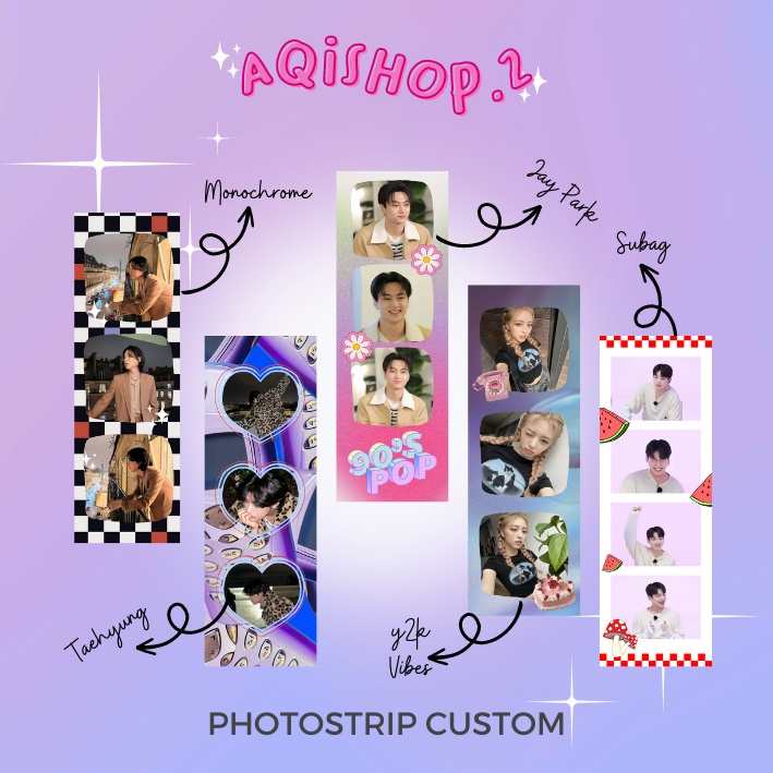 Jual SEHARI JADI PHOTOSTRIP CUSTOM CETAK FOTO PAKAI KERTAS FOTO ...