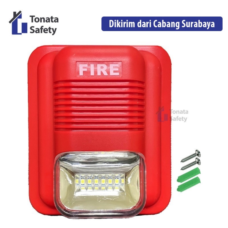 Jual Fire Alarm Horn Strobe / Fire Alarm Siren | Shopee Indonesia