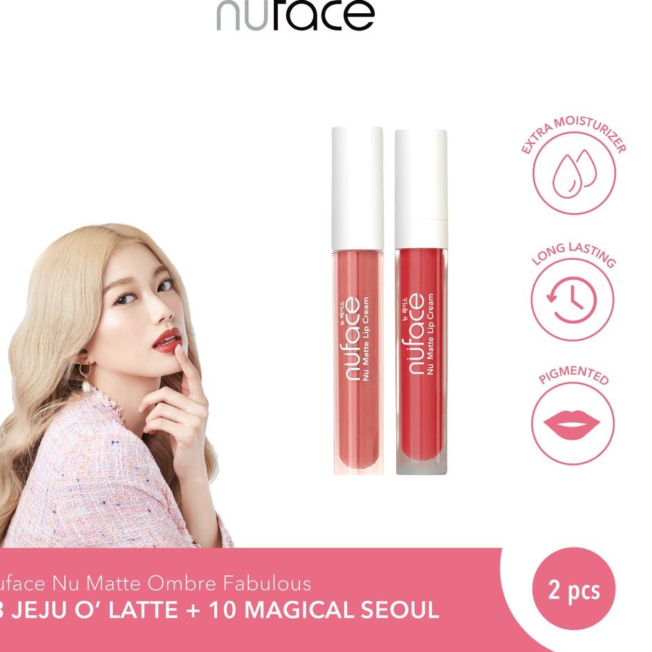 Jual ♝ Nuface Lip Cream Matte Ombre 6 Varian - Nuface Moisture Lip ...