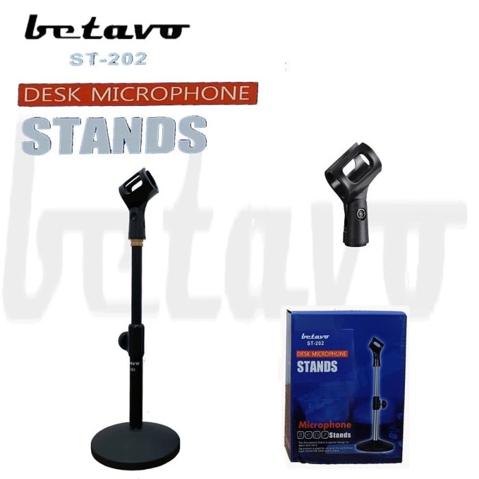 Jual Ase Distributor Stand Mic Meja Betavo St 202 Full Besi | Shopee Indonesia