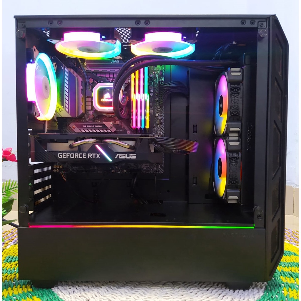 Jual Gaming PC i7 10700 RTX 3060 12GB DDR6 512GB NVMe 32GB DDR4 Render ...