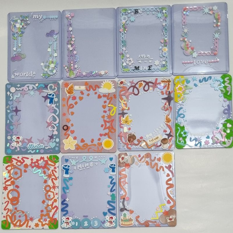 Jual (RE STOCK) TOPLOADER DECO FOR PHOTOCARD / TOPLOADER DECO KPOP ...