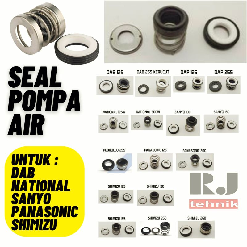 Jual Seal Pompa Air Spare Part Sanyo Shimizu National Panasonic Dab Dap | Shopee Indonesia