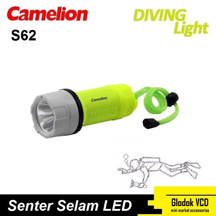 Jual Senter Senter Led Camelion S62 Diving Light | Shopee Indonesia