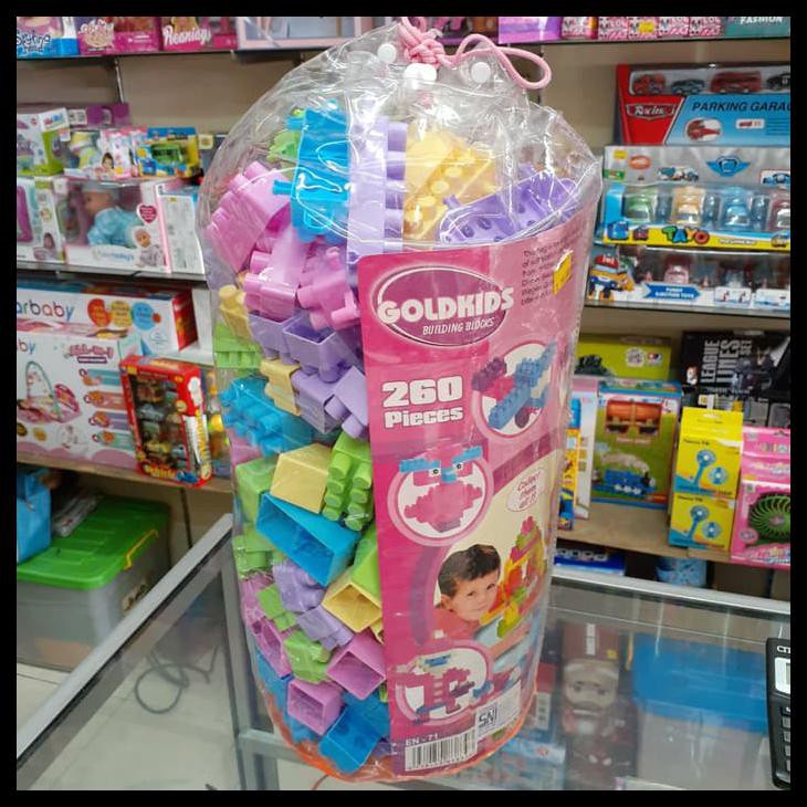 Jual MAINAN ANAK BLOCK LEGO BALOK GOLDKIDS 260pcs | Shopee Indonesia