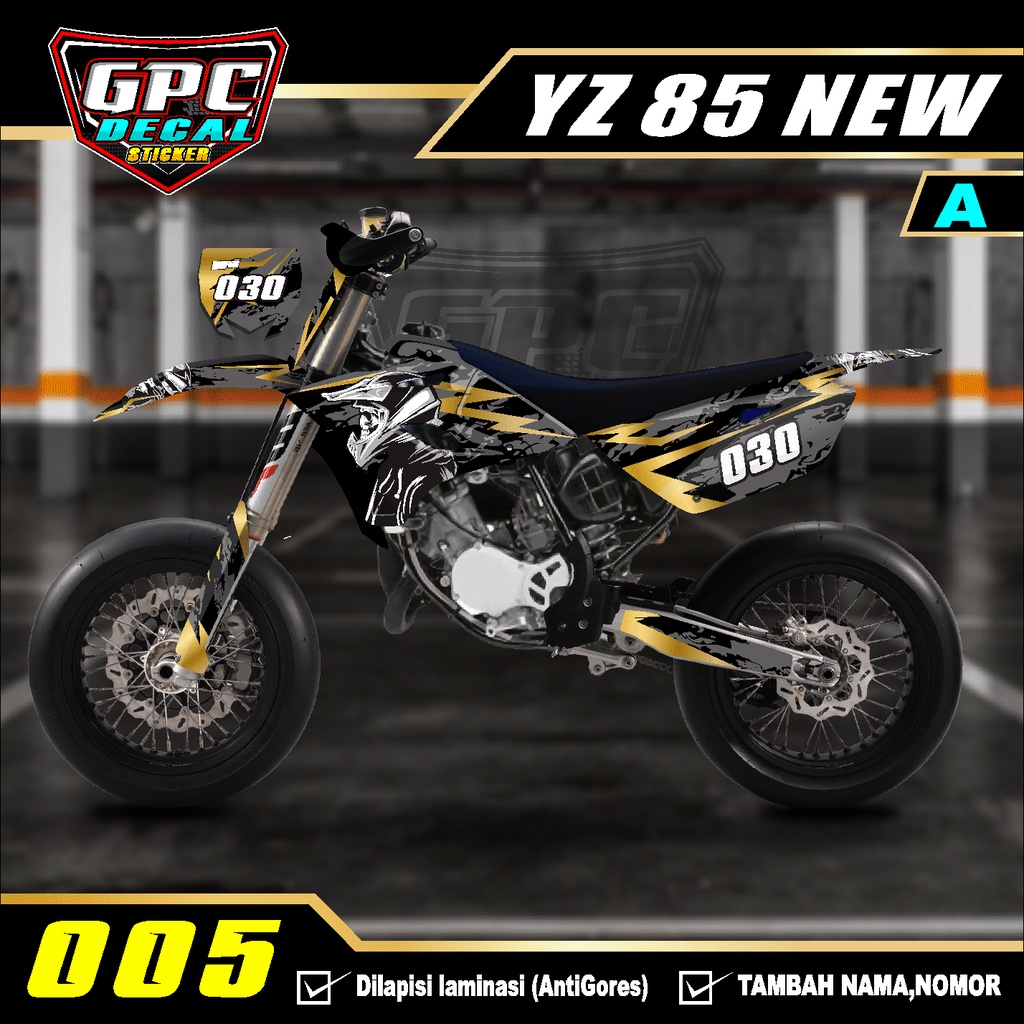 Jual DECAL YZ 85 Sticker FULL BODY HOLOGRAM-Variasi Stiker Striping ...