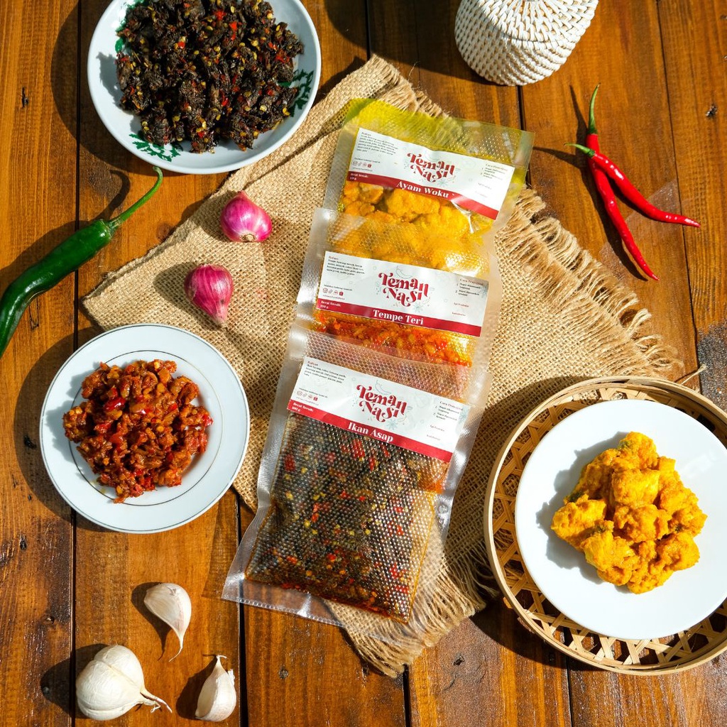 Jual Teman Nasi Paket A / 3 in 1 Pack makanan siap saji | Shopee Indonesia