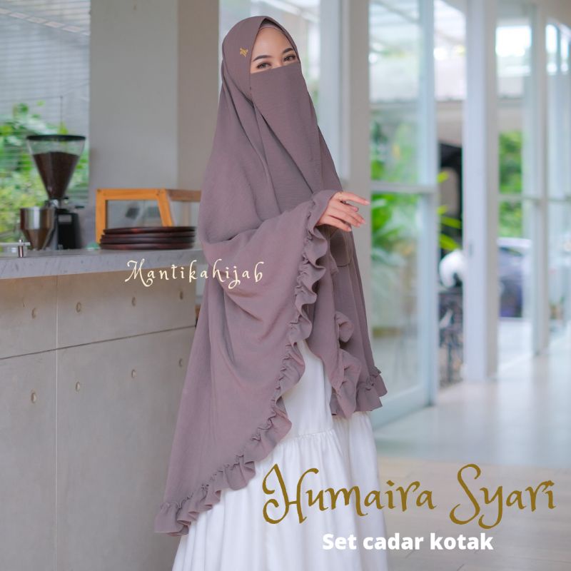Jual HUMAIRA KRIWIL FREE CADAR DUA LAYER BY MANTIKAHIJAB | Shopee Indonesia