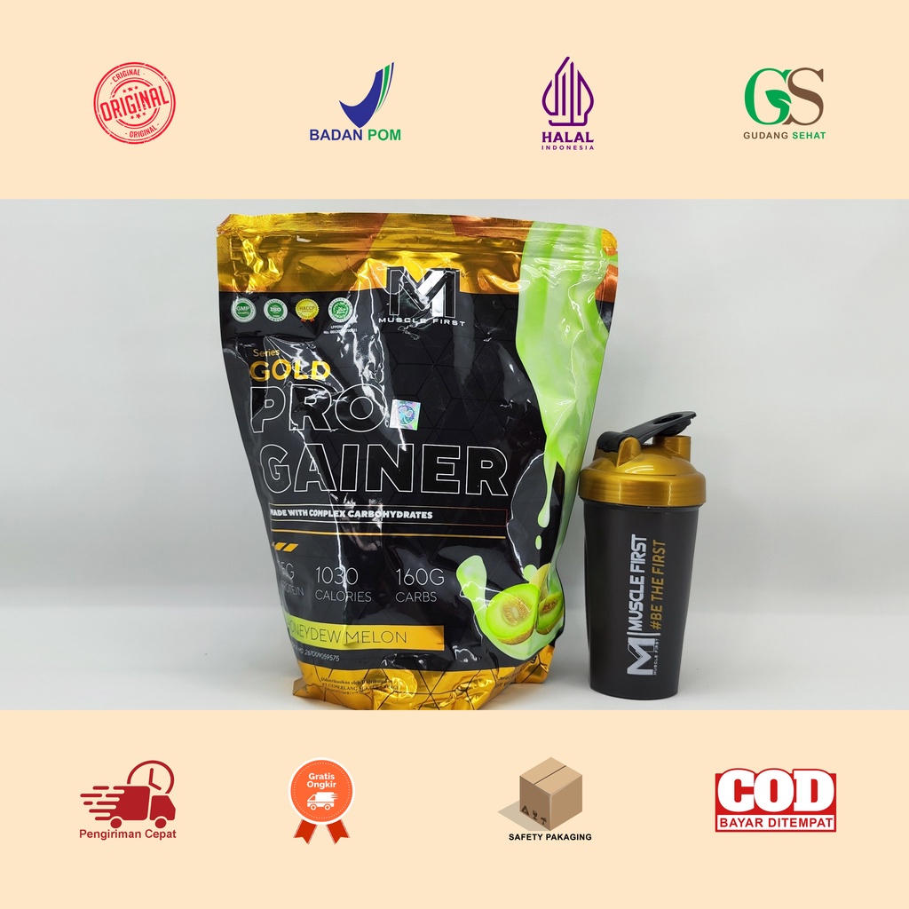 Jual Manado Muscle First Pro Gainer 6 lbs / 2,7 kg Penambah Berat Badan ...