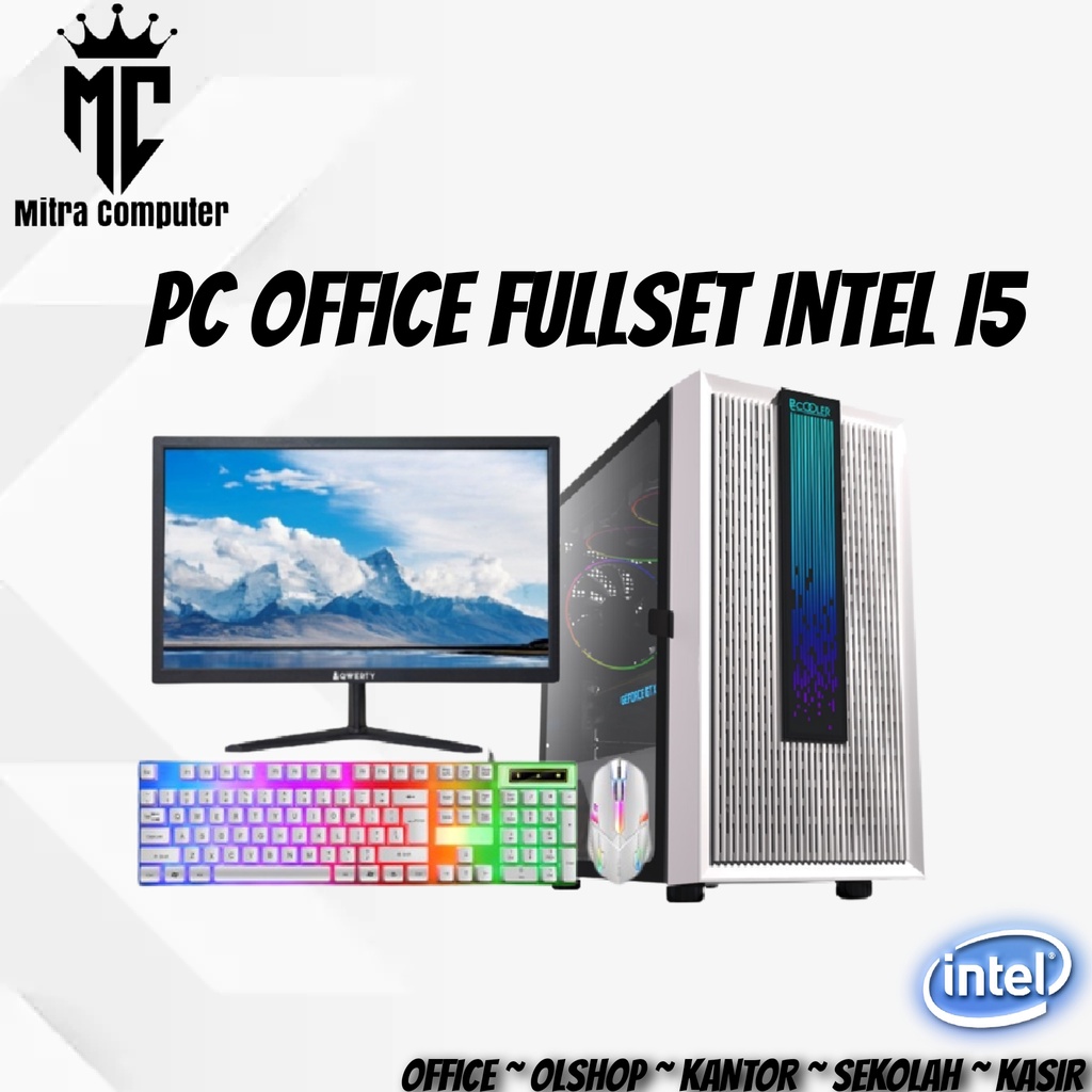 Jual KOMPUTER FULLSET SIAP PAKAI INTEL CORE I5 SSD 120 GB RAM 8 GB HDD 500 GB LED 19" COCOK ...