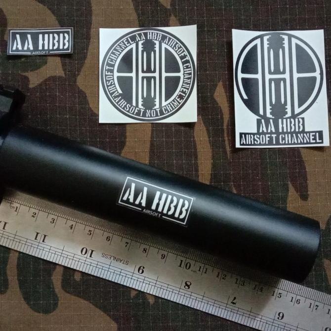 Jual silencer / peredam / suppressor dcobra m416 / ar15 15cm | Shopee Indonesia