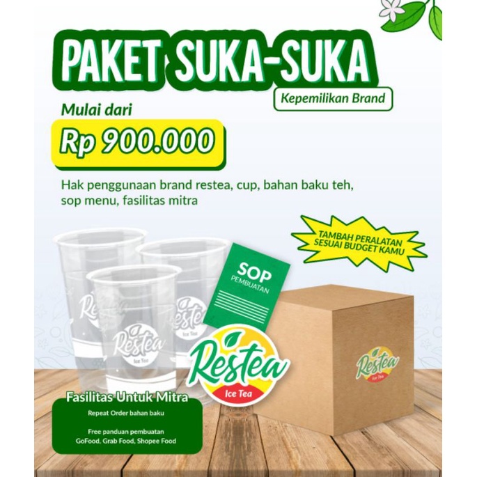 Jual Restea Ice Tea Bahan Baku saja | Shopee Indonesia