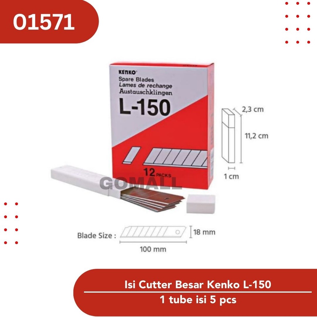 Jual Isi Cutter Besar Kenko L-150 | Shopee Indonesia