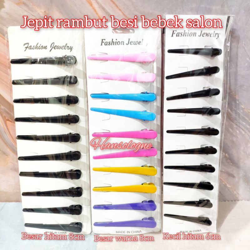 Jual jepit rambut bebek salon hitam | Shopee Indonesia