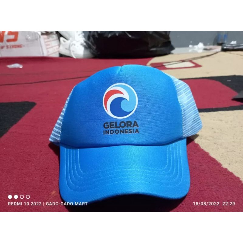 Jual TOPI PARTAI CUSTOM // TOPI GELORA INDONESIA // TOPI JARING ...