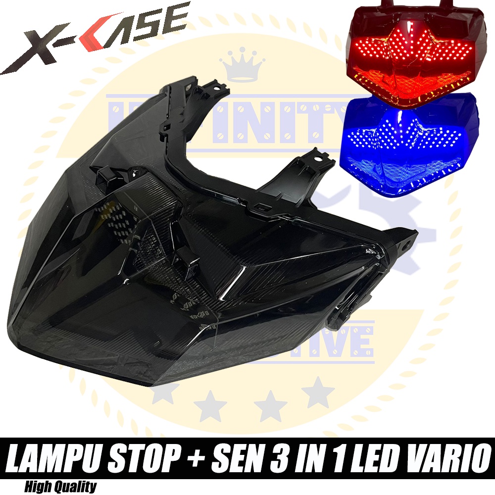 Jual LAMPU STOP + SEN 3 IN 1 LED X-CASE UNTUK ALL NEW VARIO 125 VARIO ...