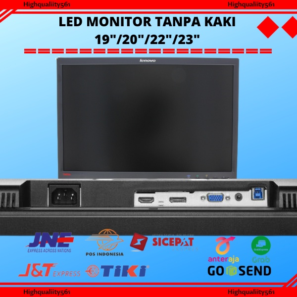Jual LED Monitor Komputer 22 Inch Mulus ( Tanpa Kaki ) | Shopee Indonesia