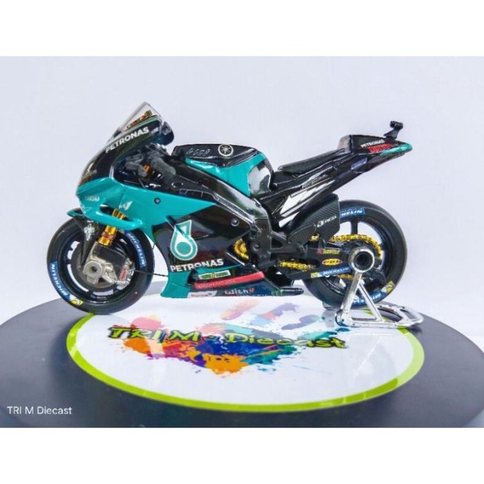 Jual MINIATUR DIECAST CUSTOM ROSSI PETRONAS 2021 SKALA 1:18 TERLARIS ...