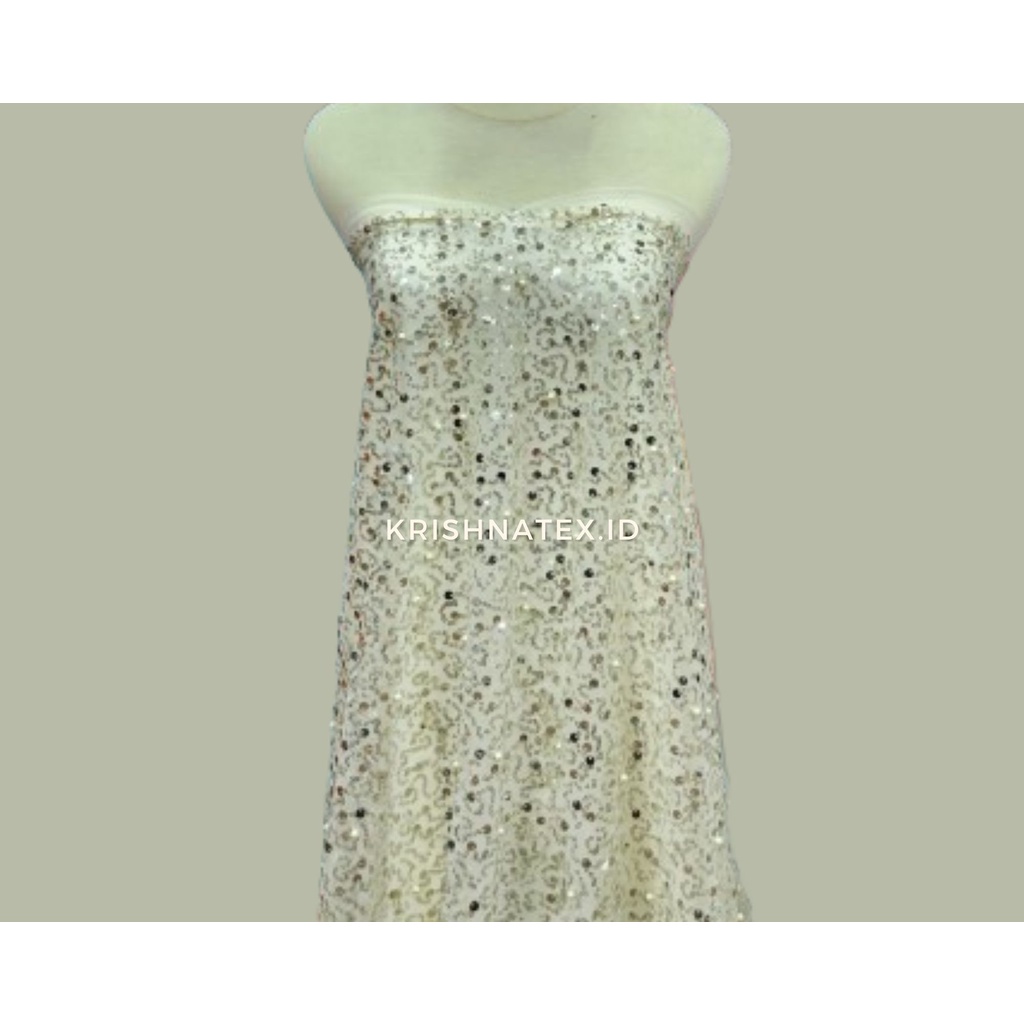 Jual Kain Bahan Brokat Tulle Tille Tile Tule Full Payet Promo Tulle ...