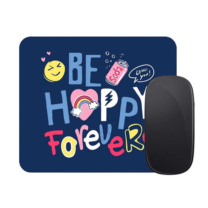 Jual NUZ - MOUSE PAD MOTIF BE HAPPY MOUSEPAD LUCU KARAKTER | Shopee ...