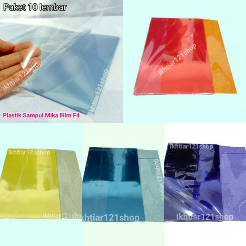 Jual Paket 10 Lembar Plastik Mika Jilid F4/Plastik Sampul Mika Film F4 isi 10 lembar | Shopee ...