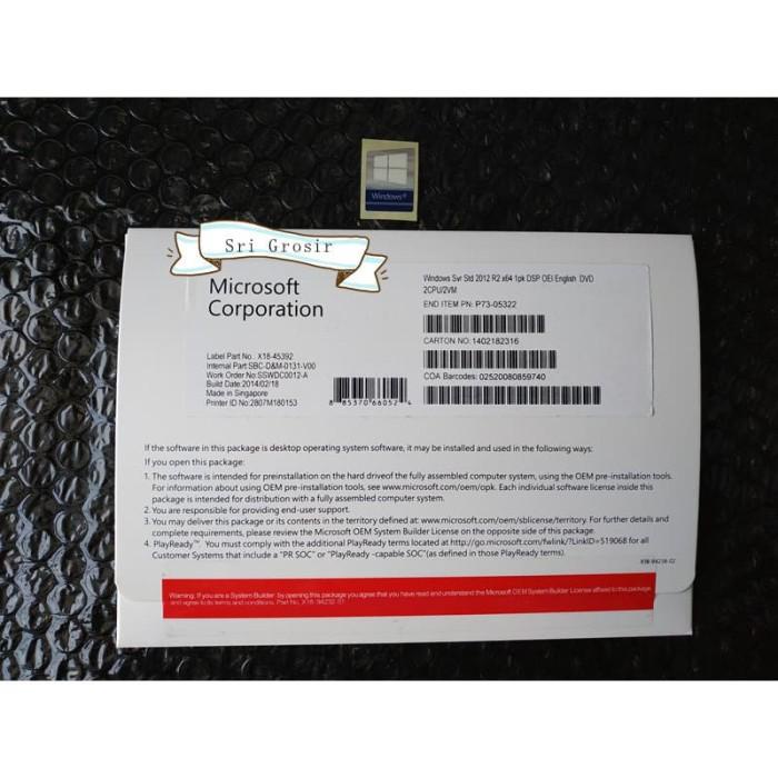 Jual Windows Server 2012 R2 Standard 64Bit Fullbox | Shopee Indonesia