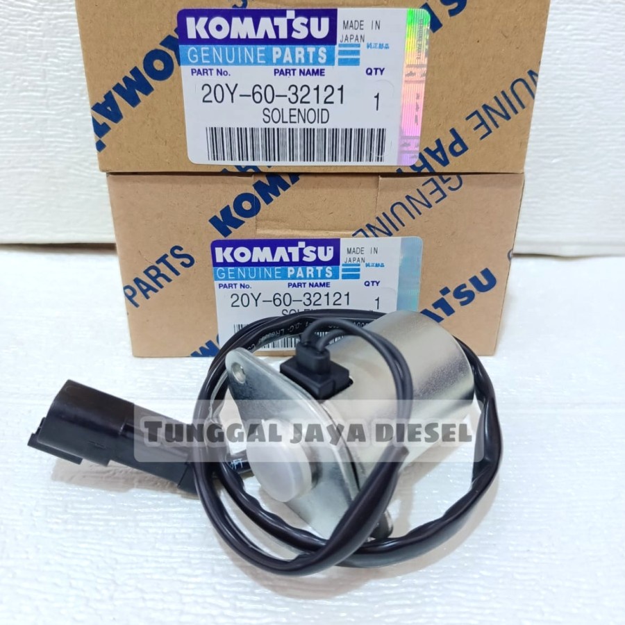 Jual Solenoid Valve Selenoid Komatsu 20Y-60-32121 PC200-7 PC200-8 PC200 ...
