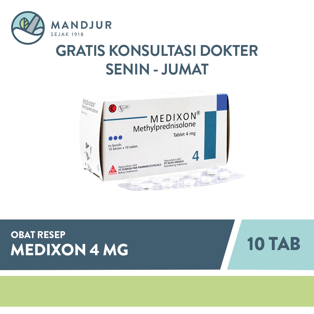 Jual Medixon 4 mg 10 Tablet | Shopee Indonesia