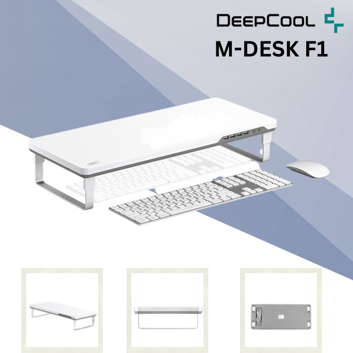 Jual Deepcool M-Desk-F1 - Monitor Stand With USB HUB + Audio | Shopee ...