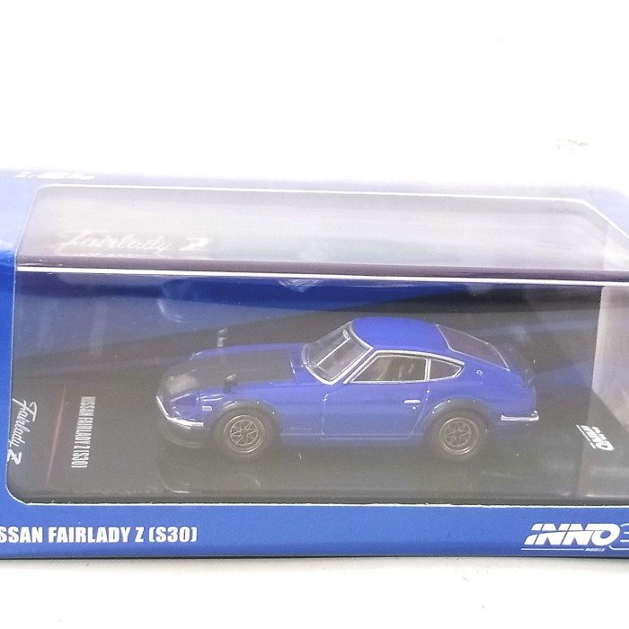 Jual INNO MODELS SKALA 1:64 NISSAN FAIRLADY Z S30 BLUE CARBON TERMURAH | Shopee Indonesia