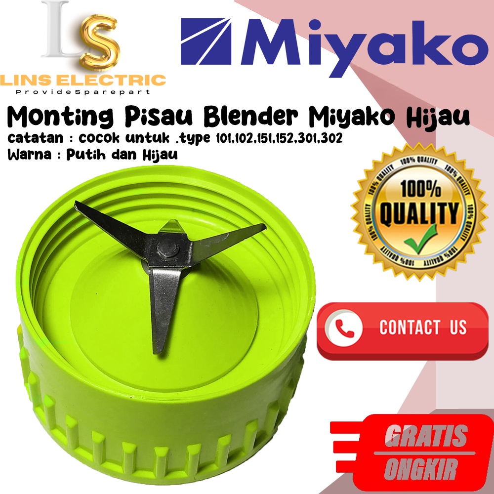 Jual Pisau Blender Miyako ( type 101,102,151,152,301,302) | Shopee ...