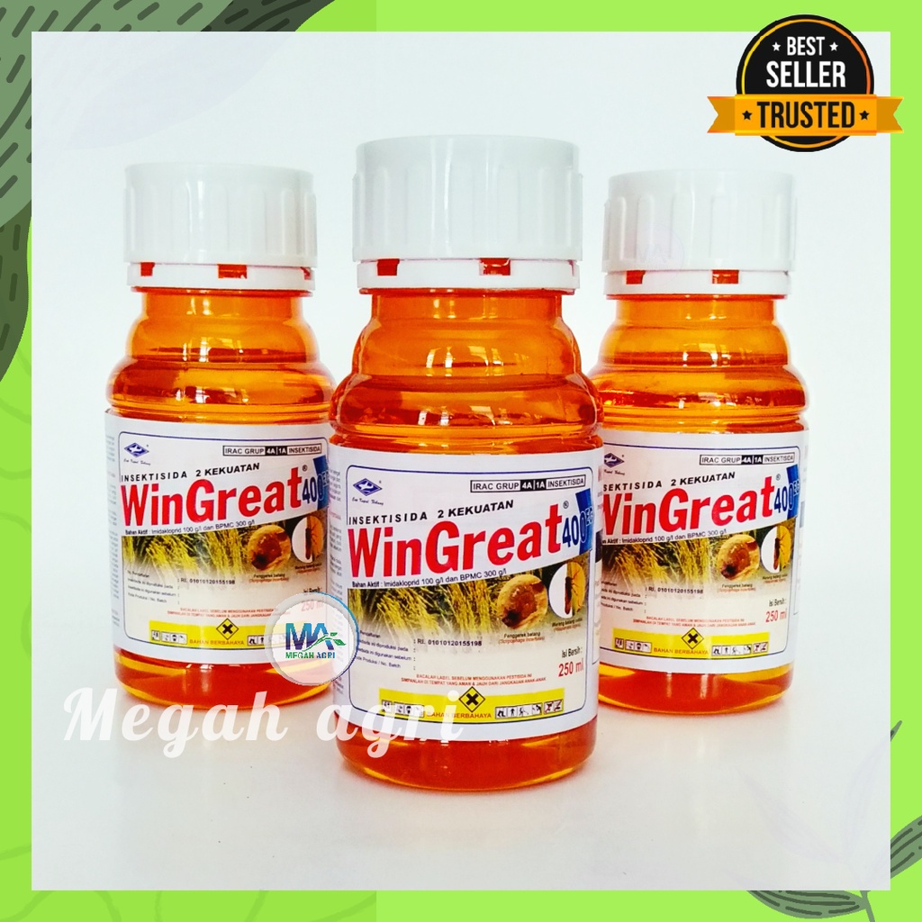 Jual INSEKTISIDA WINGREAT 400EC 250ML Imidakkloprid 100 g/l dan BPMC ...