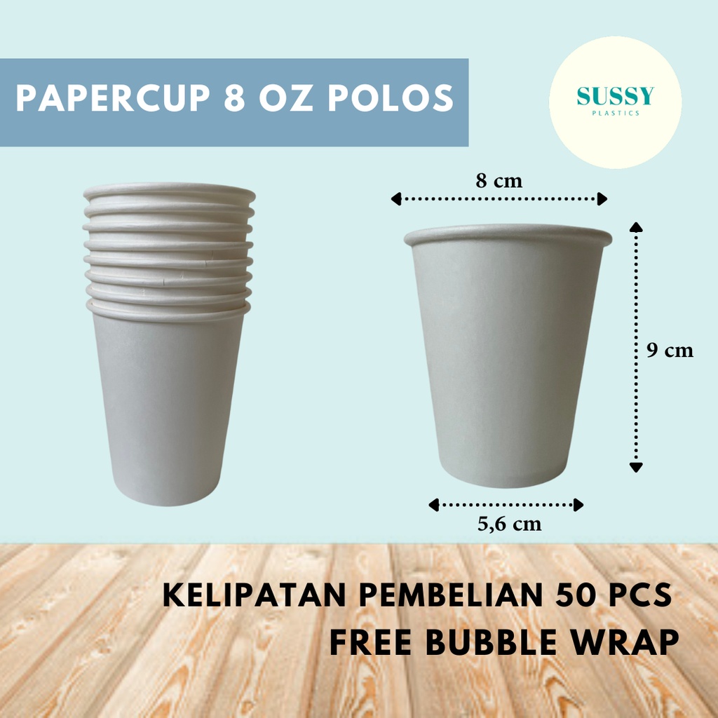 Jual PAPER CUP / CUP TAHAN PANAS 6,5 OZ 8 OZ GELAS KERTAS UNTUK KOPI TEH TAHAN PANAS | Shopee ...