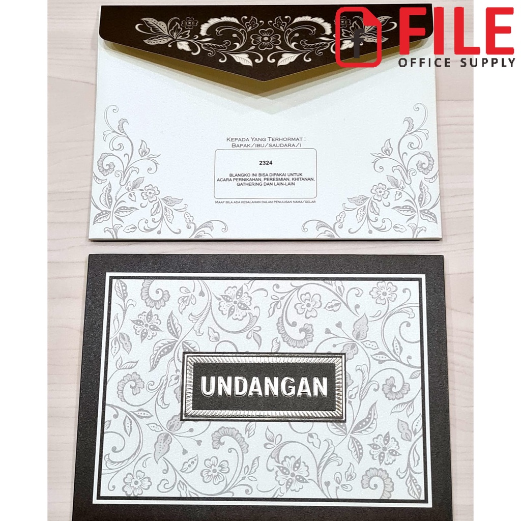 Jual Blangko Undangan Pernikahan Kosong Murah ERBA 2324 | Shopee Indonesia