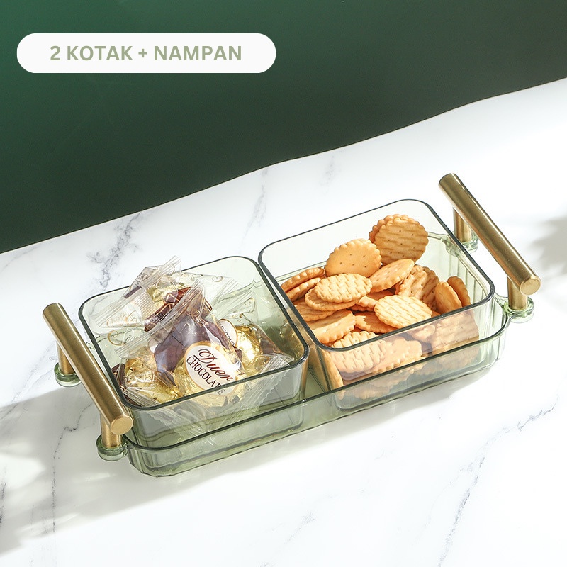 Jual INASO Snack Bowl Toples Lebaran Set Snack Tray Nampan Tempat Saji ...