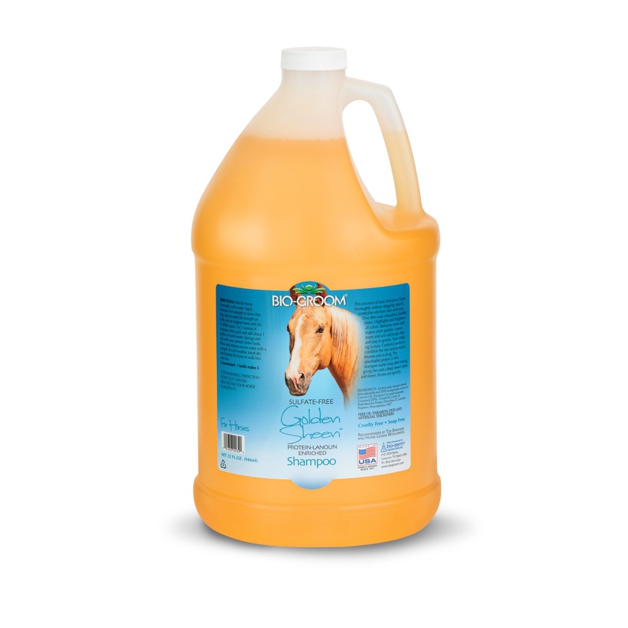 Jual Biogroom Golden Sheen Protein Lanolin Horse Shampoo Gallon 3.78L ...