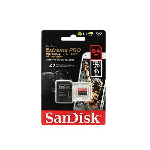 Jual Sandisk Extreme PRO MicroSD 64GB 170Mb/s for Drone - Action Camera ...
