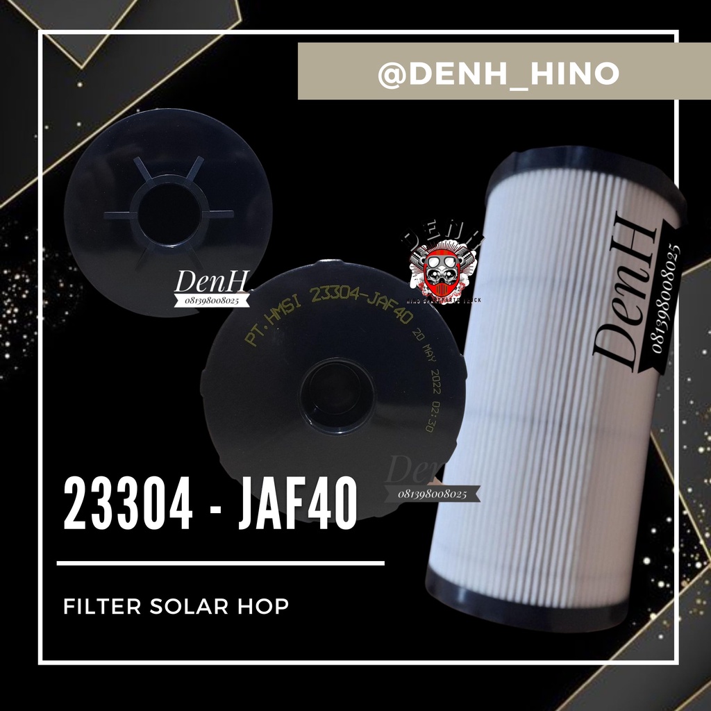 Jual 23304-JAF40 Filter Solar / Fuel Filter / Saringan Solar Hino Asli ...