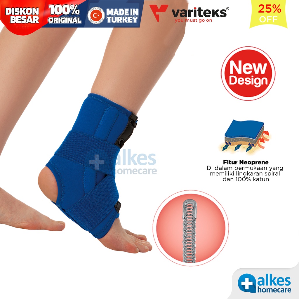 Jual Variteks Pelindung Pergelangan Kaki 827 - Ankle Brace | Shopee ...