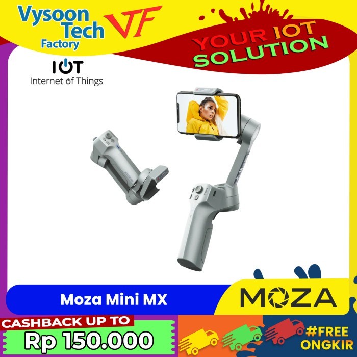 Jual Moza Mini MX 3-Axis Gimbal Stabilizer Smartphone Garansi Resmi ...