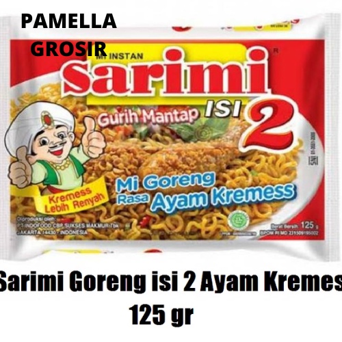 Jual SARIMI DUO GORENG RASA AYAM KREMES 125GR | Shopee Indonesia