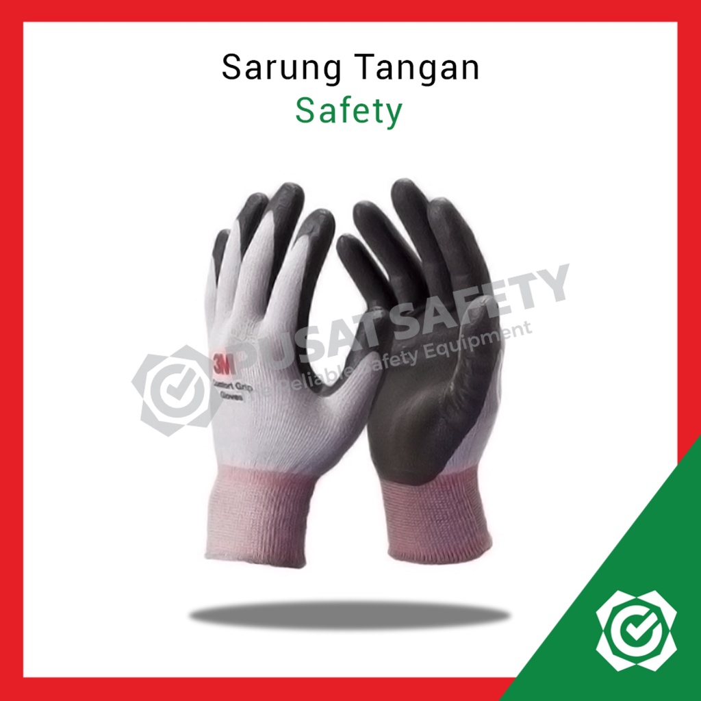 Jual Sarung Tangan Safety 3M Comfort Grip Gloves | Shopee Indonesia