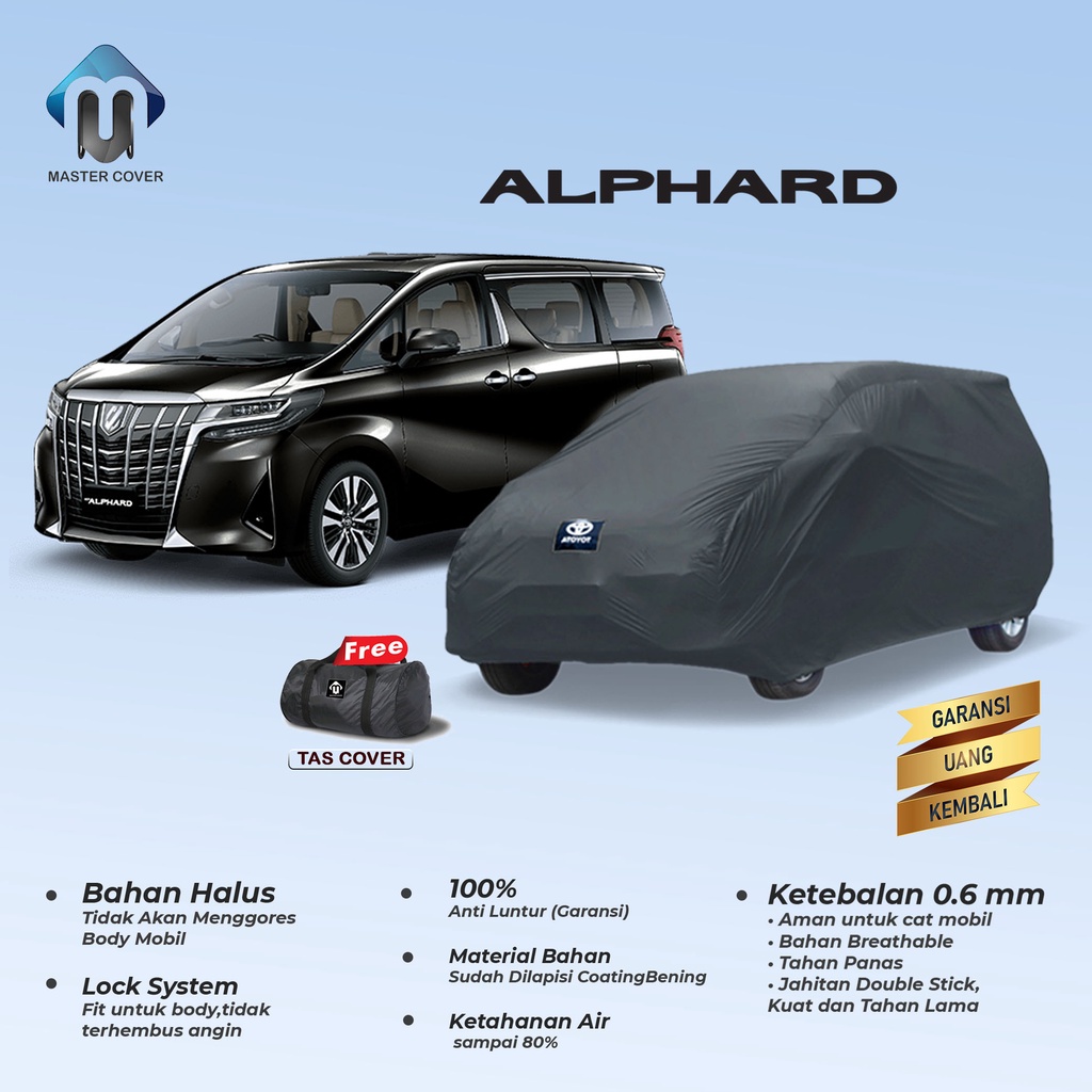 Jual Body Cover Mobil Toyota ALPHARD / Sarung Selimut Penutup Mobil ...