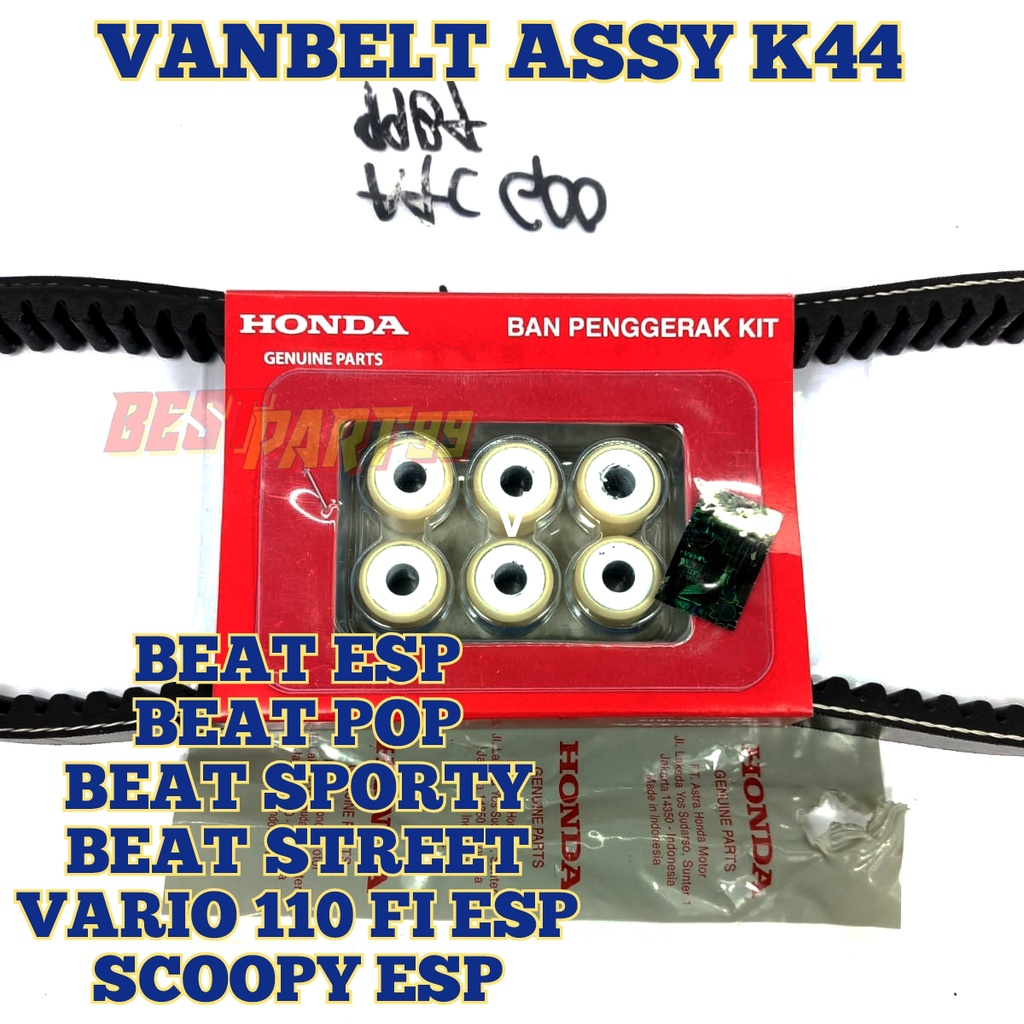 Jual Vanbelt assy beat esp/pop/sporty/street/vario 110 FI/scoopy esp ...