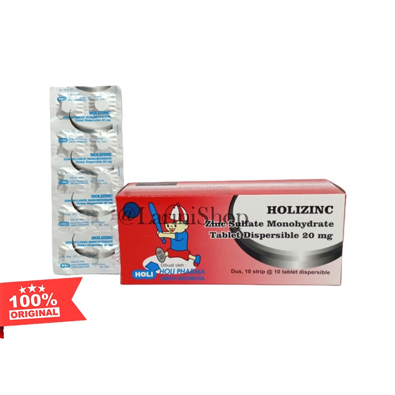 Jual HOLIZINC 20 MG TABLET (HARGA PERBOX) HOLI | Shopee Indonesia