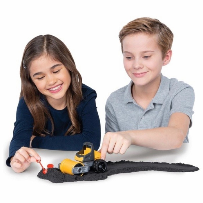 Jual Kinetic Sand Pave And Clay Construction Playset Original Spin ...