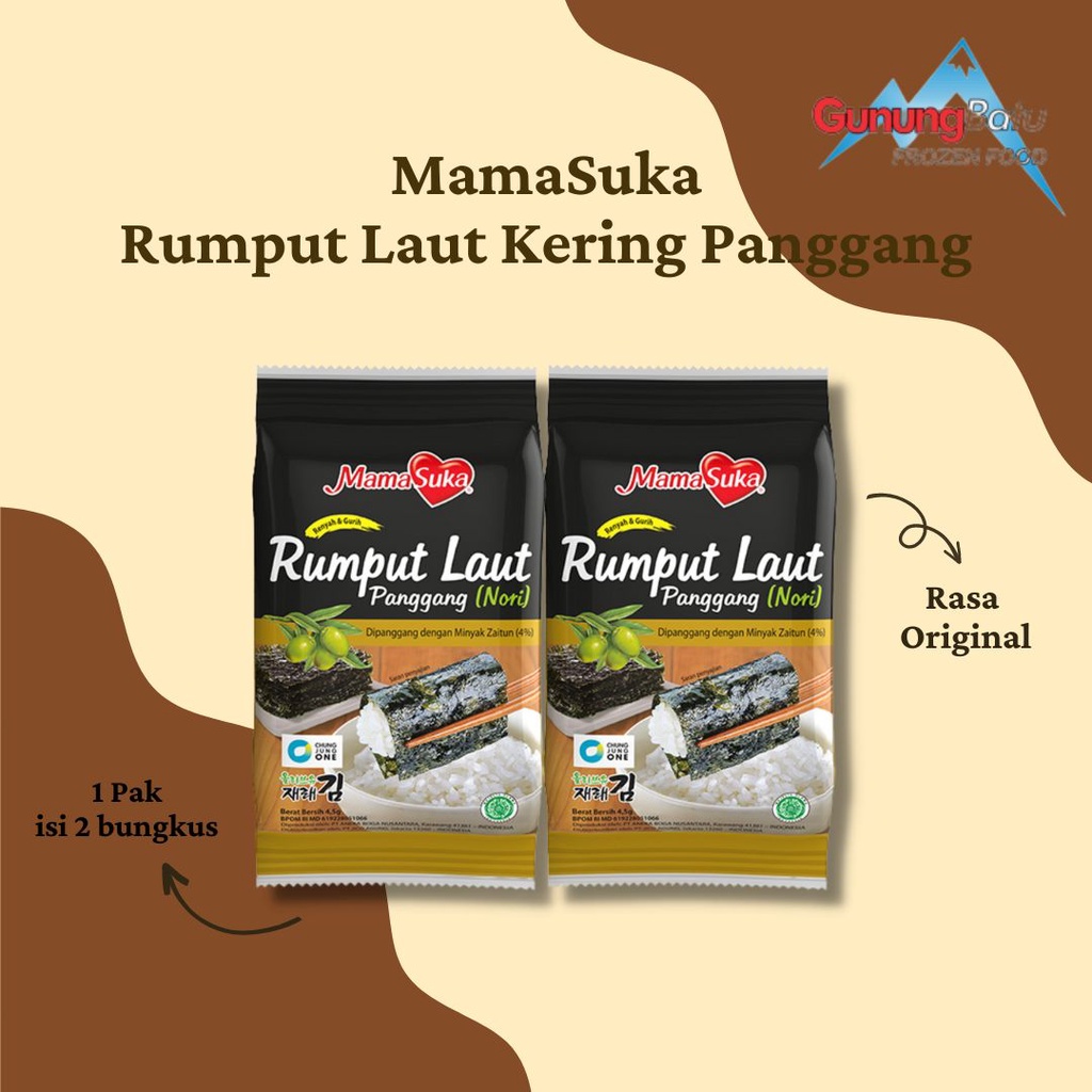 Jual MAMASUKA RUMPUT LAUT ORIGINAL 9GR | Shopee Indonesia